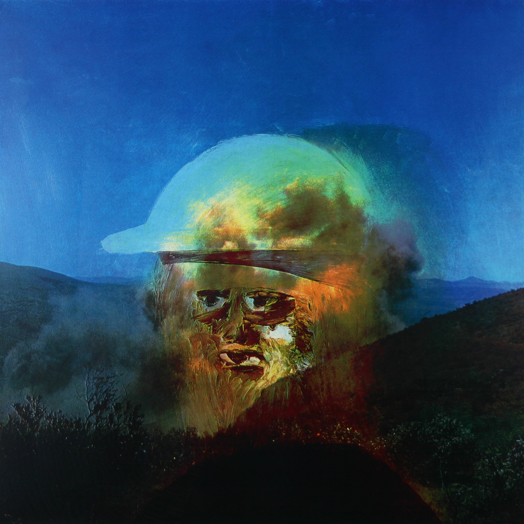 MINER NEAR ENTRANCE TO SHAFT in stock at Art Nomad