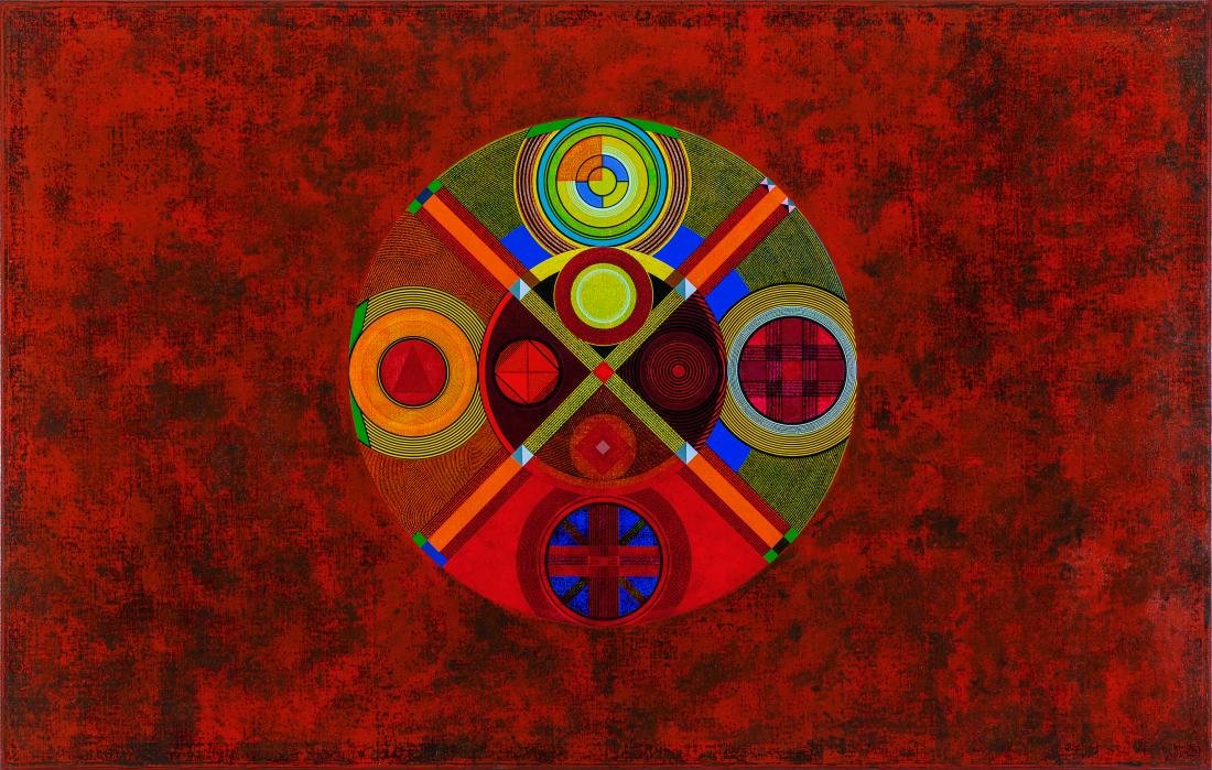 THE RED BROWN EARTH FROM ELEMENTS OLD in stock at Art Nomad