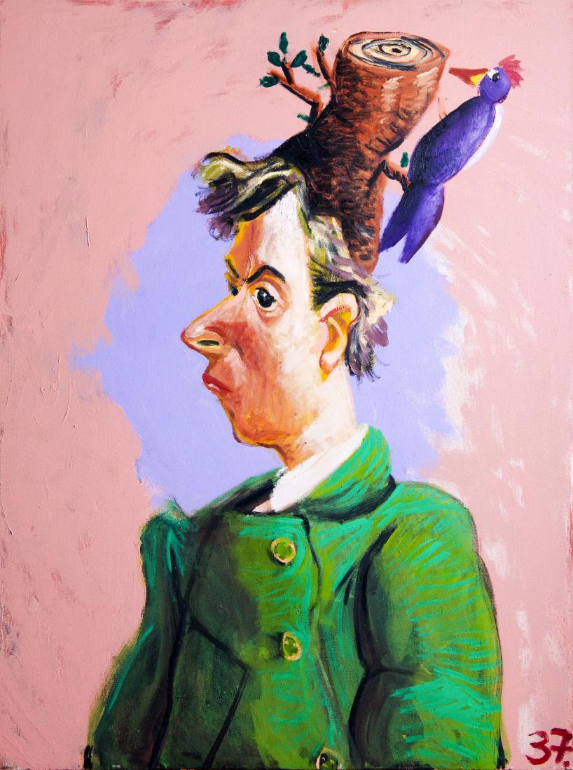 UNTITLED (Portrait of Tim Storrier) in stock at Art Nomad