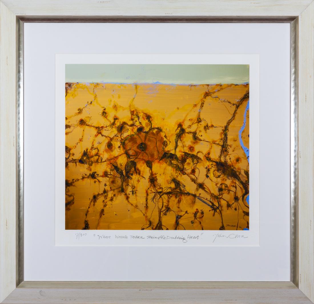 WHERE WATTLE POLLEN STAINS THE DOUBTING HEART in stock at Art Nomad